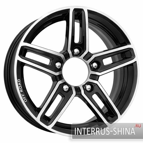 Колесный диск K&K Дон 6.5x16 5x139.7 ET40 D98 Алмаз черный