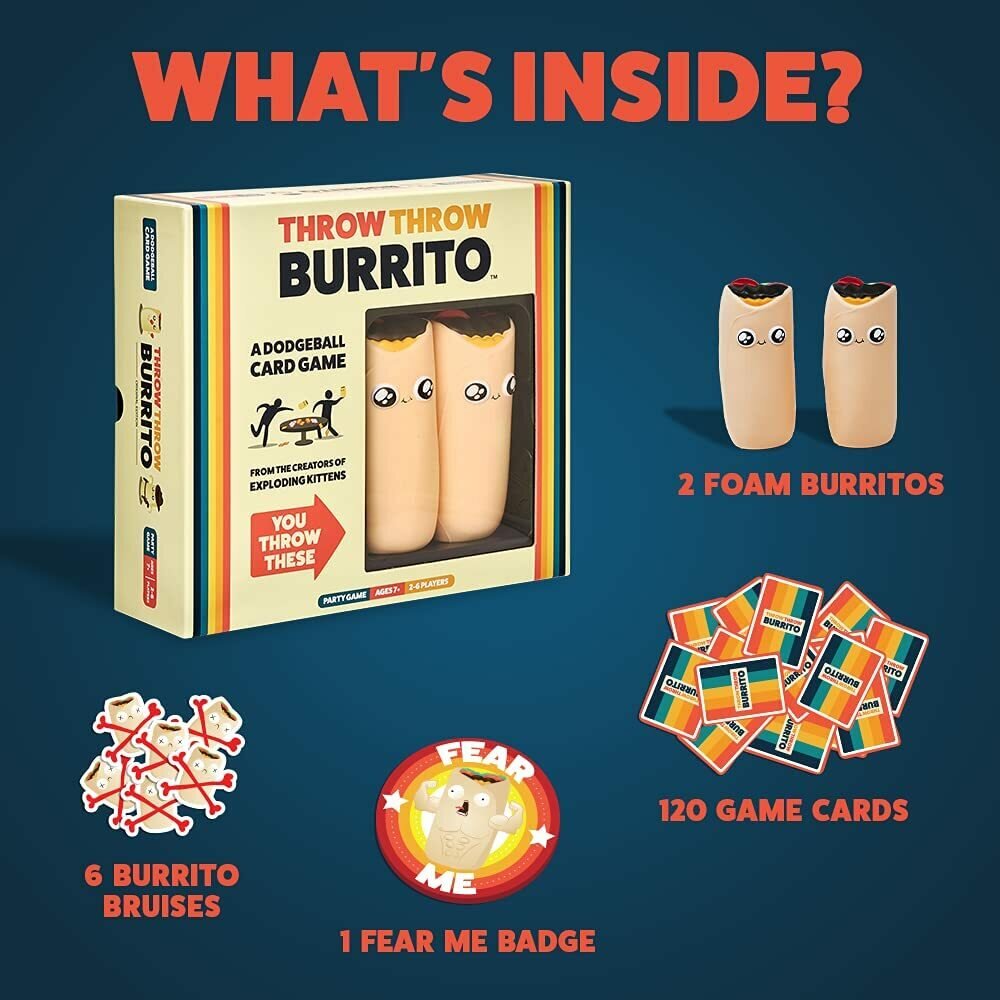 Игра настольная "Burrito Party", карточная, 15 мин, 2 - 6 игроков