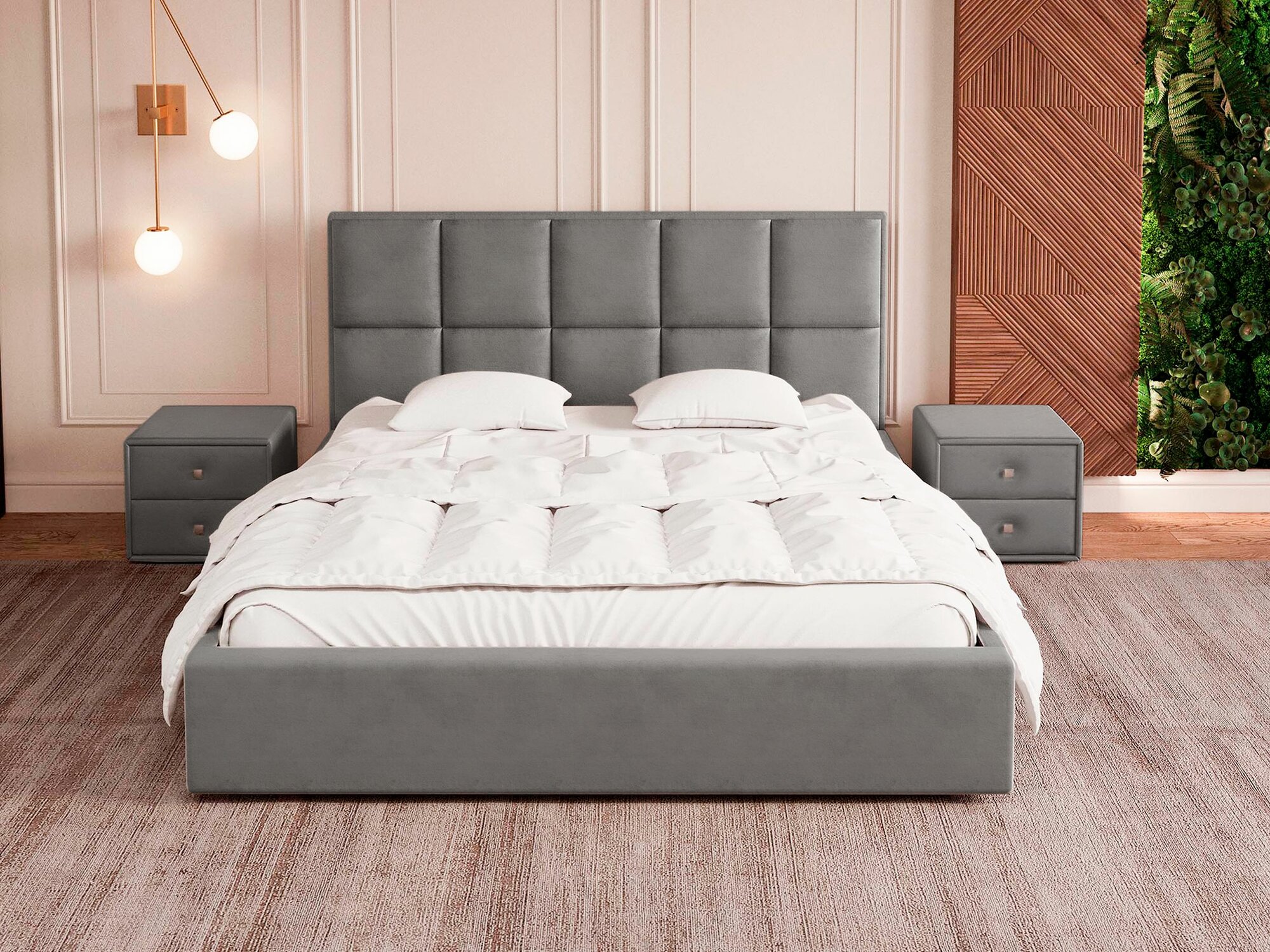 Кровать 120х200 с подъемным механизмом двуспальная Флоренция, фабрика Микс-Интерьер (Россия)