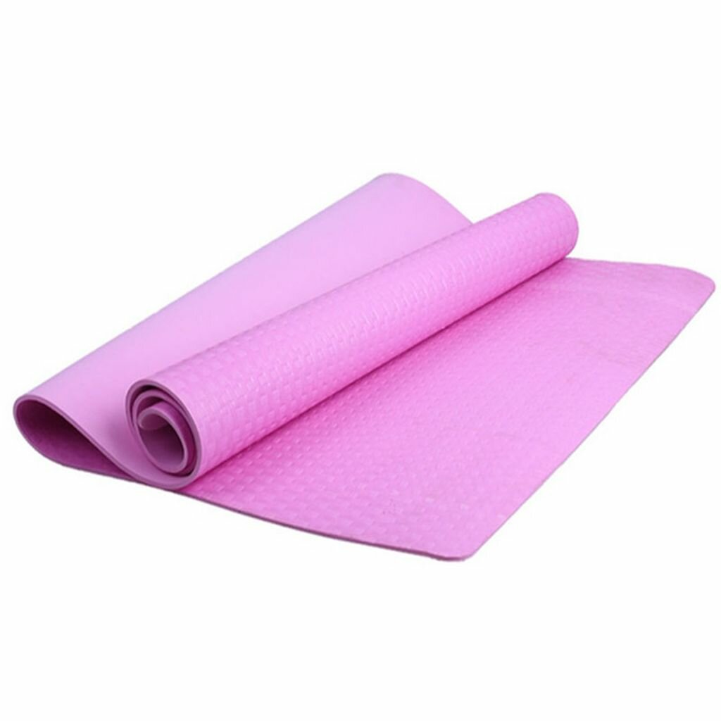 Прочный коврик для йоги толщиной 4 мм, нескользящий коврик для упражнений для здоровья и похудения Fitn