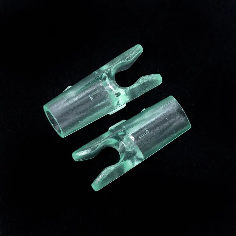 Стрелы для лука, алюминиевые наконечники, 36 шт. Изумрудный, L nock- tr cyan