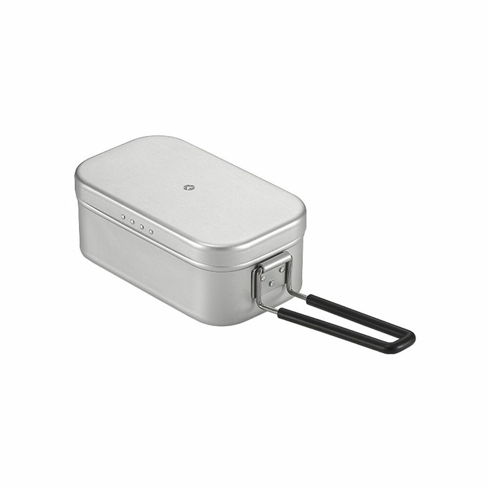 Ланч-бокс для кемпинга, складная ручка, алюминиевый контейнер для кемпинга,