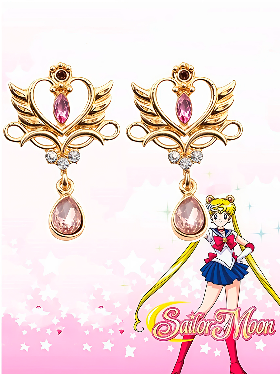 Серьги, искусственный камень