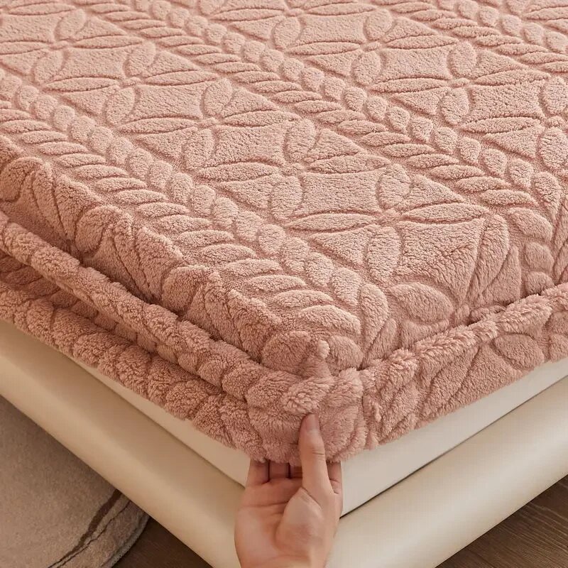 Простыня Soft, коралловый флис, двусторонняя, 90х200 см, розовая