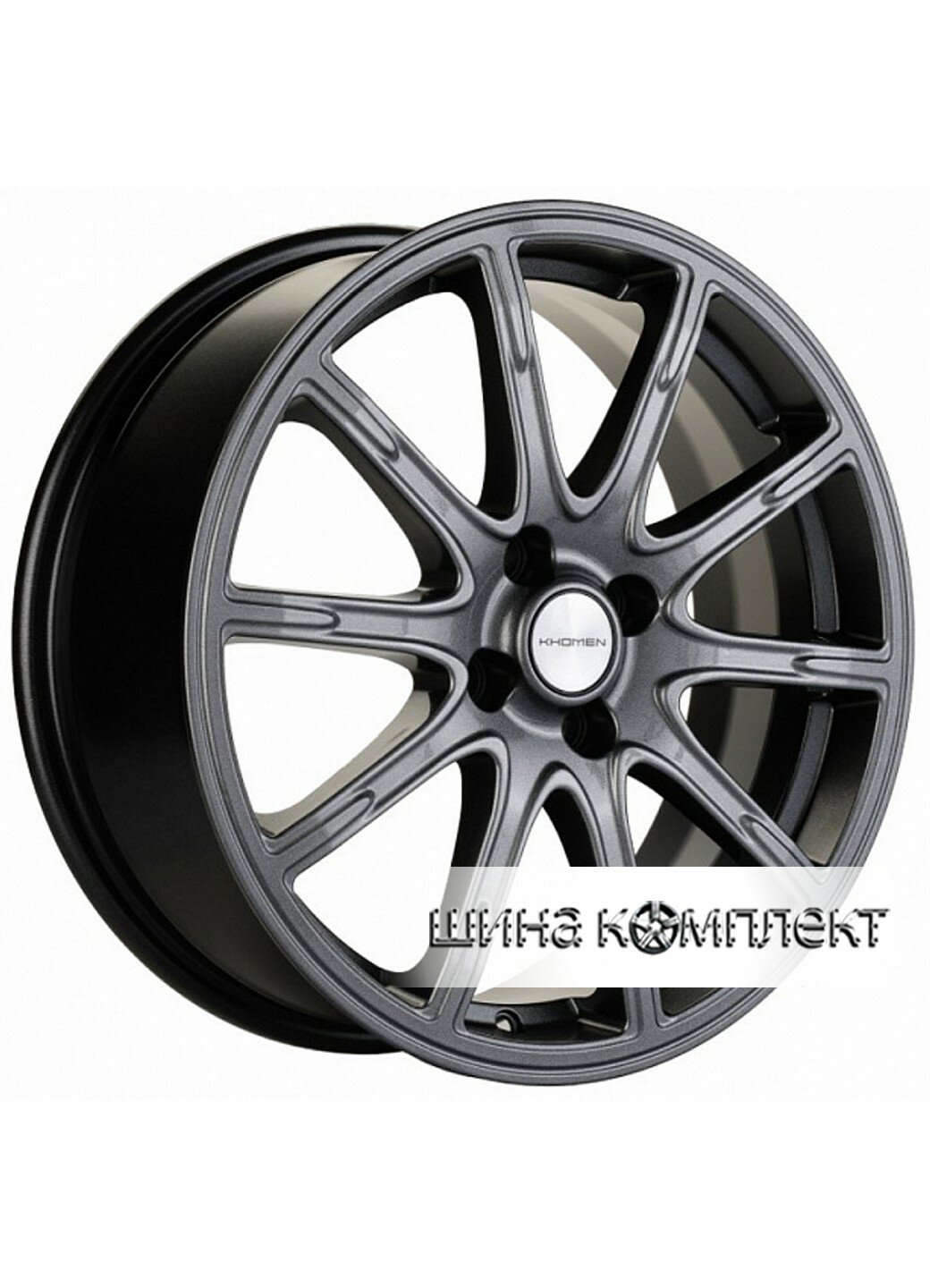 Колесный диск Khomen Wheels KHW1707 6,5x17 4x100 ET43 60,1 Gray литой для автомобиля