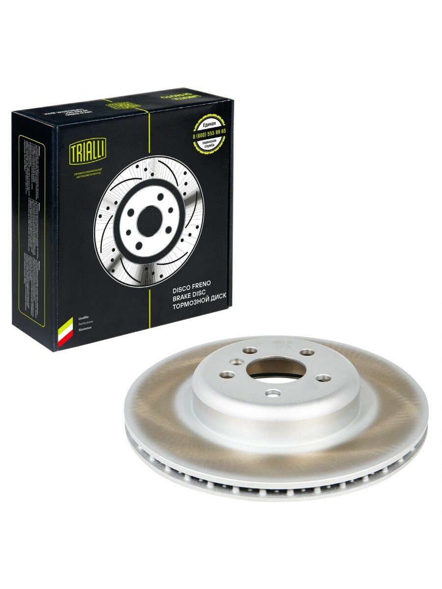 Диск тормозной задний для а/м BMW 5 (G30), X3 (G01), X4 (G02), Trialli DF 190435
