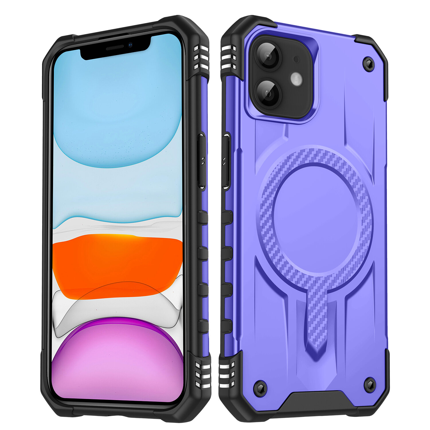 Чехол для iPhone 11 Starship Purple с поддержкой MagSafe