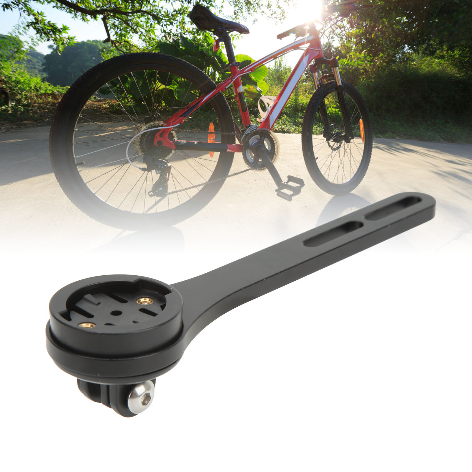 Дорожный велосипед, переднее крепление для компьютера, цельный кронштейн из алюминиевого сплава для велосипедного компьютера, аксессуары для велосипеда типа Garmin