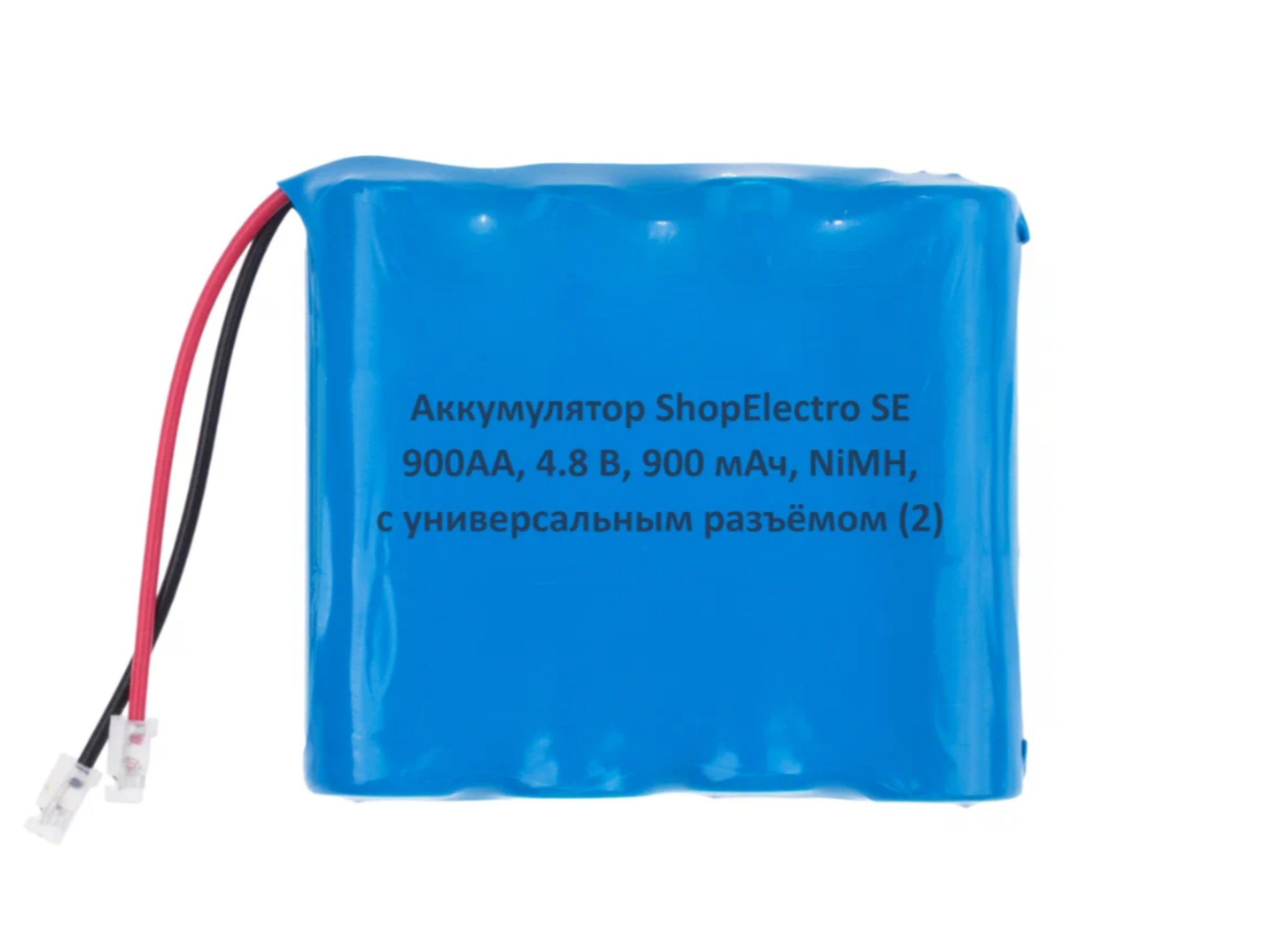 Аккумулятор ShopElectro SE 900АА, 4.8 В, 900 мАч/ 4.8 V, 900 mAh, NiMH, с универсальным разъёмом (1)