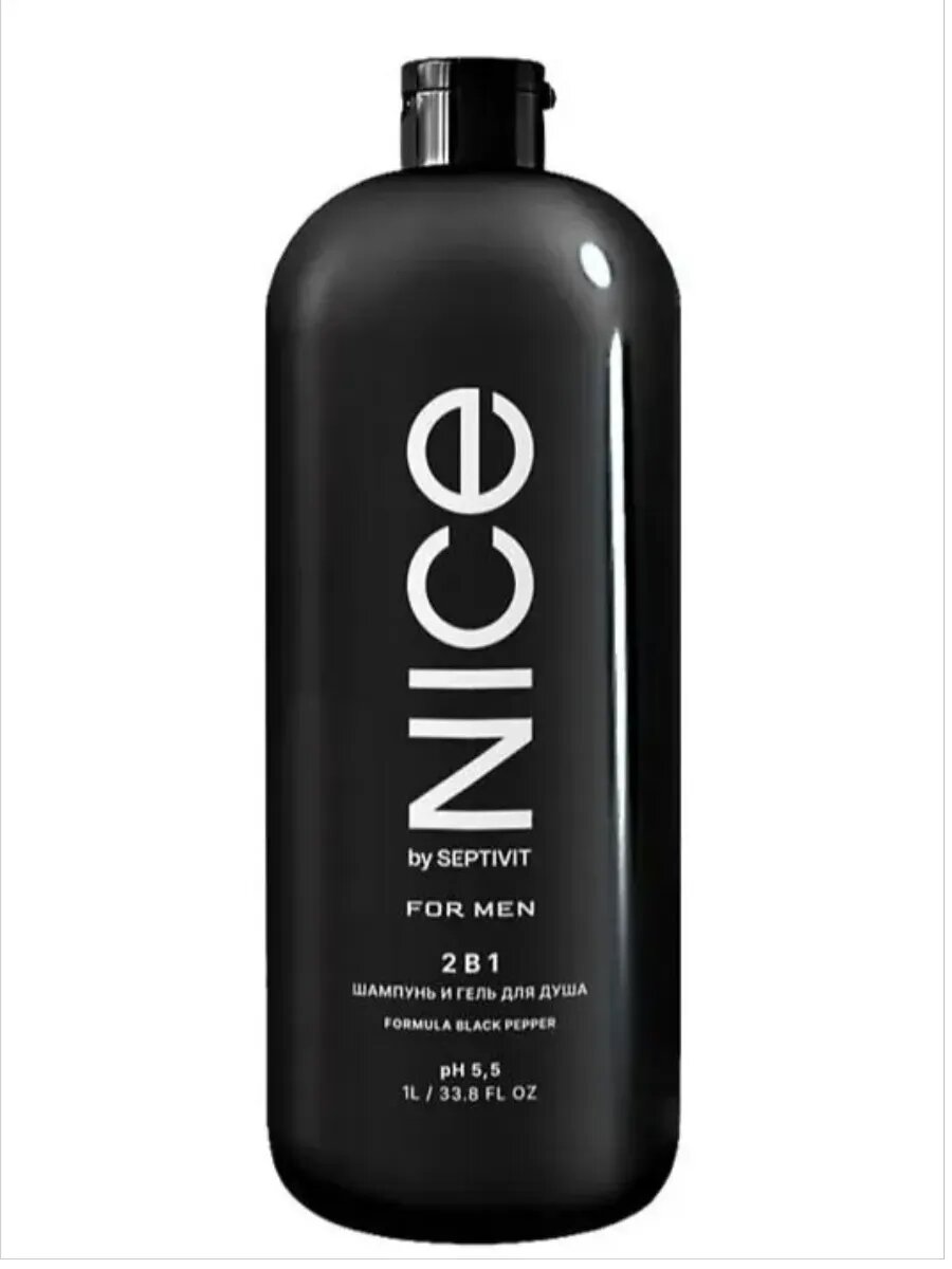 Шампунь мужской "Black Pepper" 2в1 1л 398