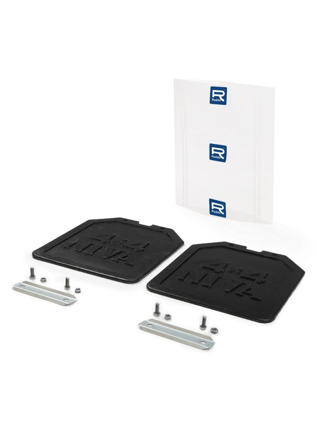 Брызговики задние для а/м ВАЗ 21213 (резиновые) "Raddo"