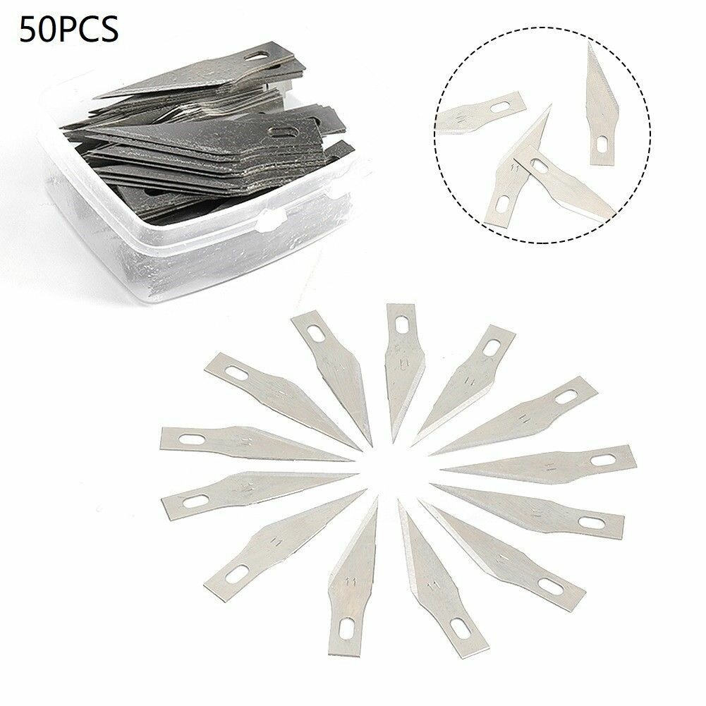50/100шт Лезвий Для X-acto Exacto Tool SK5 Graver Hobby Style Multi Tool Craft