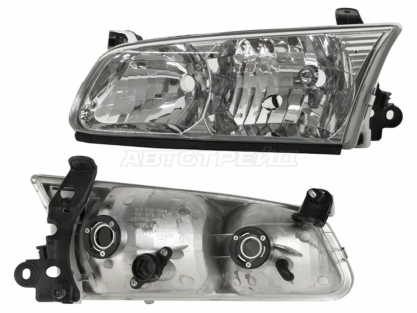 Фара левая, Евросвет для Тойота Камри арт ST21211B3L SAT