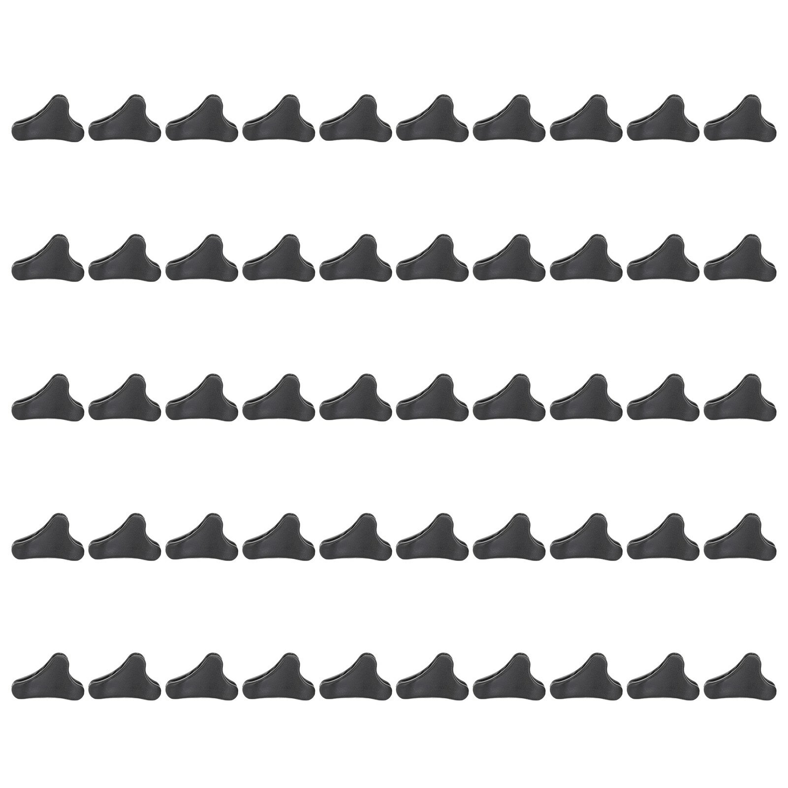 50 шт. сверхлегких натяжителей для оттяжек палатки, регулировочных тросов, крепежных элементов для палаточных тентов и навесов для кемпинга на открытом воздухе.