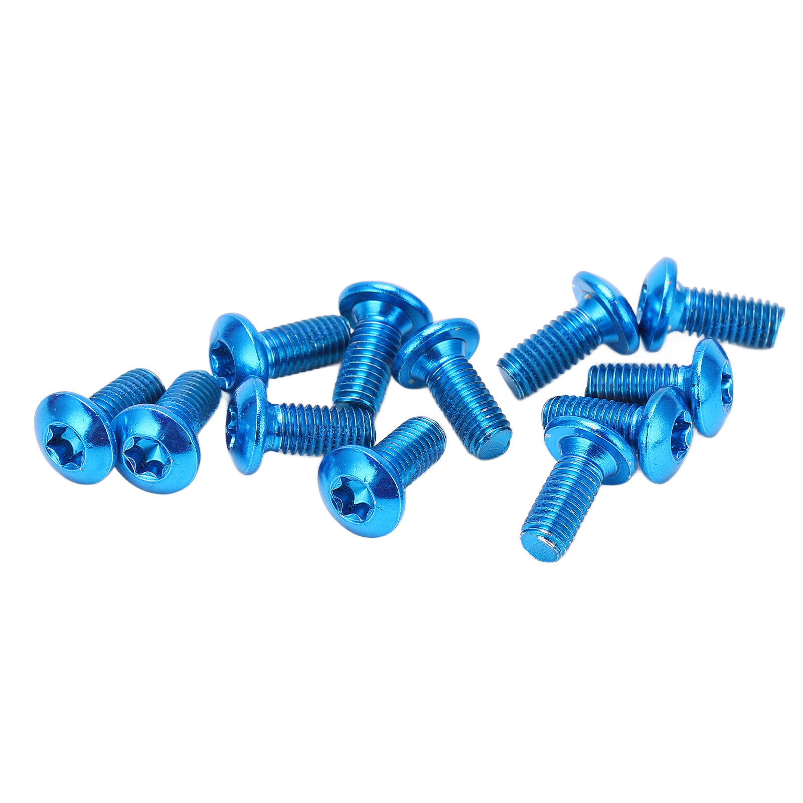 12шт Болты Ротора Дискового тормоза Велосипеда M5x11.5mm Винты Винты Ротора Дискового тормоза из Сплава для Горного велосипеда, 12 шт./компл.