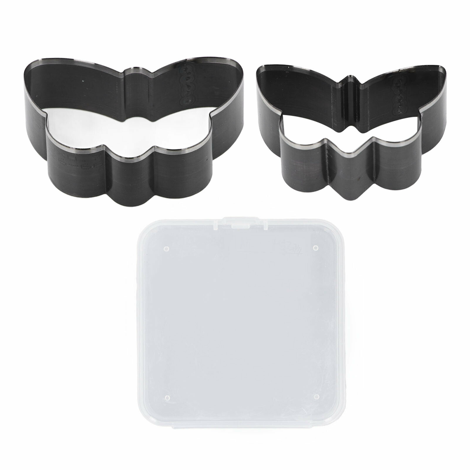 Вырубные штампы для кожи, 2 шт, форма 'бабочка', легированная сталь, для кожи/EVA/бумаги