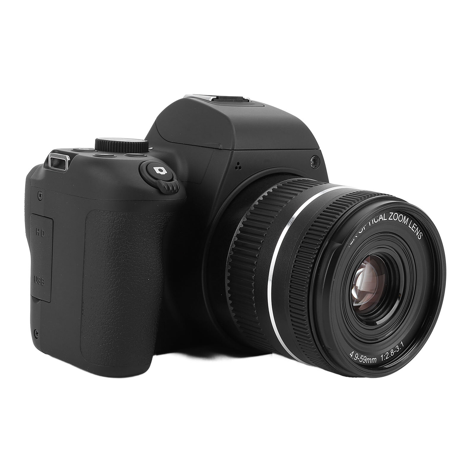 Цифровая камера 4K для фотосъемки, 72-мегапиксельная HD-камера с 12-кратным цифровым зумом, автофокусом, микрозеркальным фотоаппаратом с телескопическим объективом, 3-дюймовым IPS-экраном для начинающих