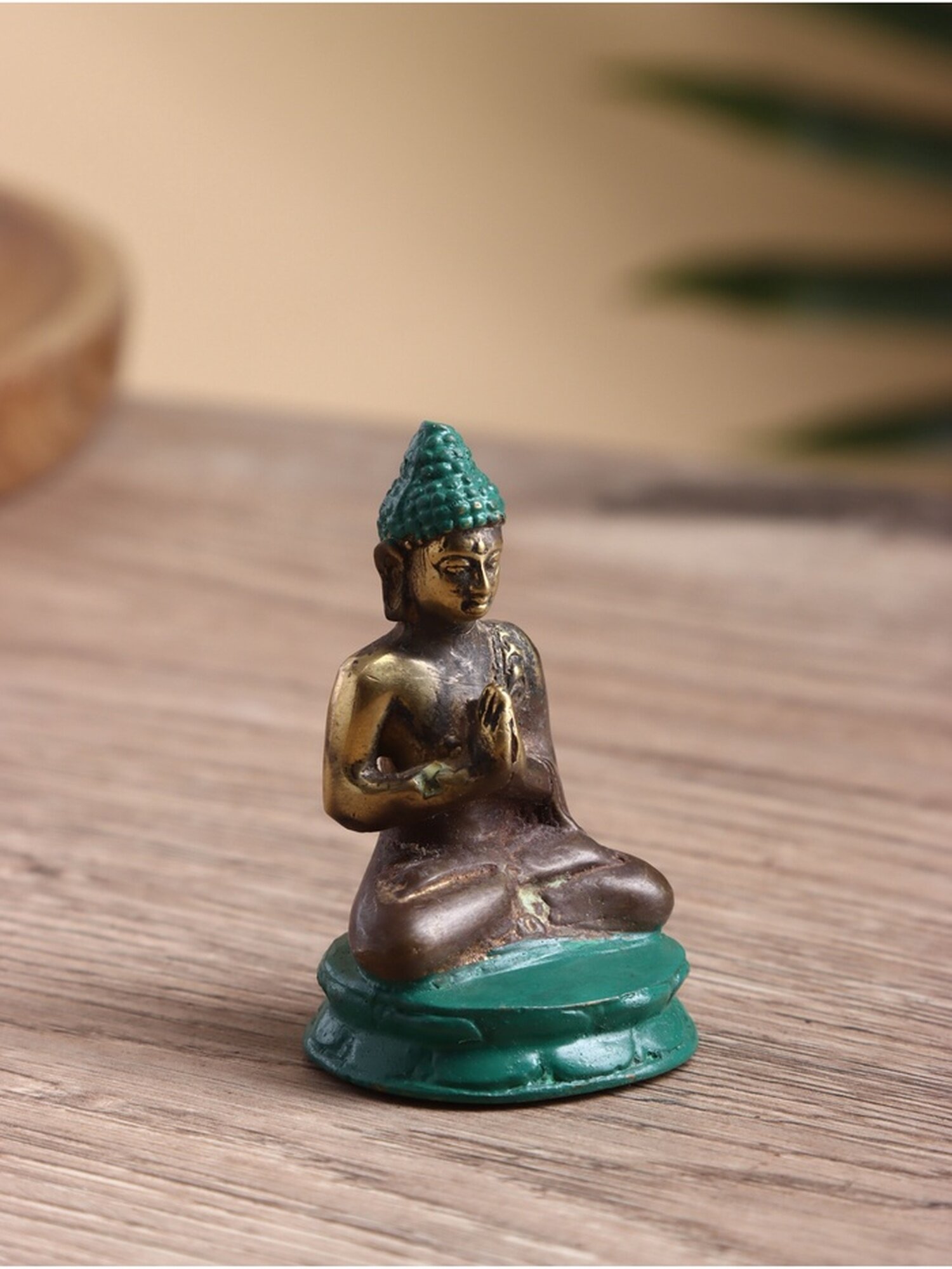 Статуэтка Сима-ленд «Будда Изумрудного Благословения», бронза, 3x4x6 см