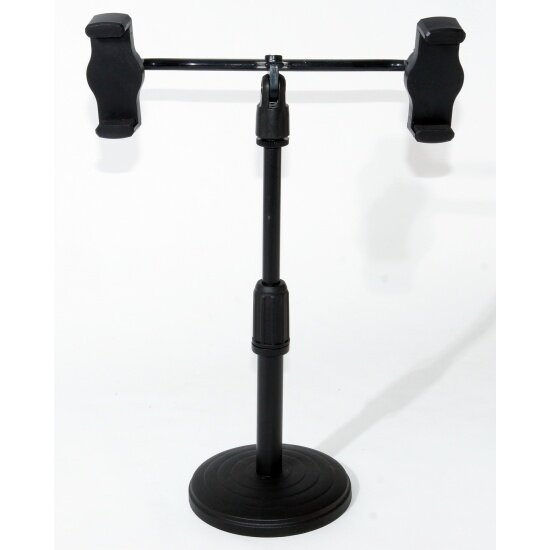 Настольная подставка с держателем для 2-х смартфонов