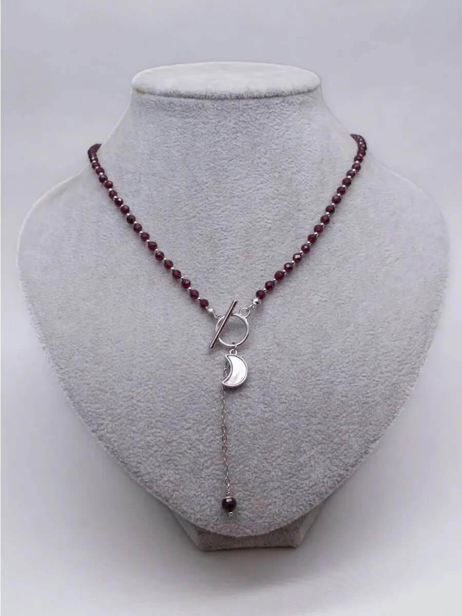 Колье, гранат