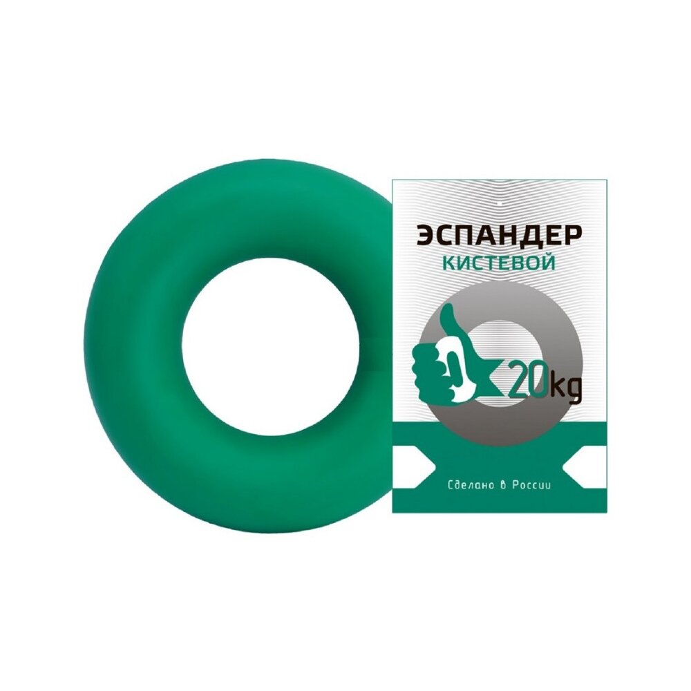 Россия Эспандер кистевой "Fortius" кольцо, 1 шт, Цвет Красный, Пояснение Жесткость: 30 кг