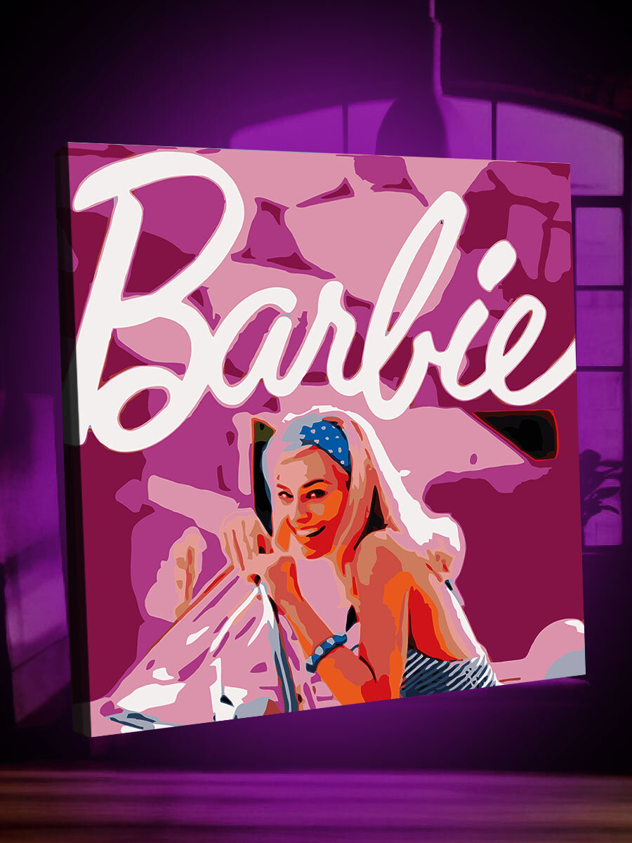 Картина по номерам Барби Barbie 40x50
