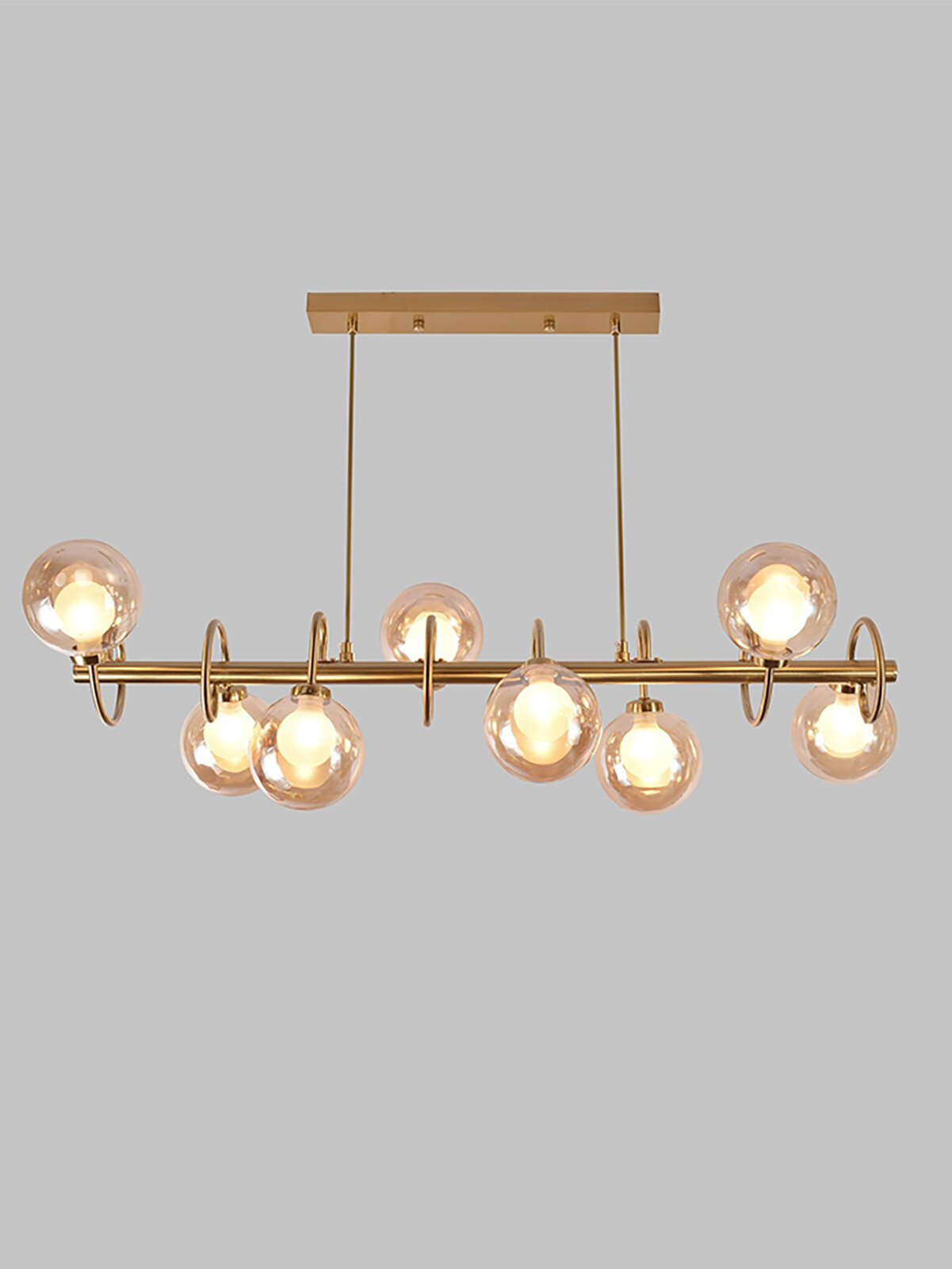 Подвесная светодиодная люстра 8 шаров Amber (подвесной светильник)