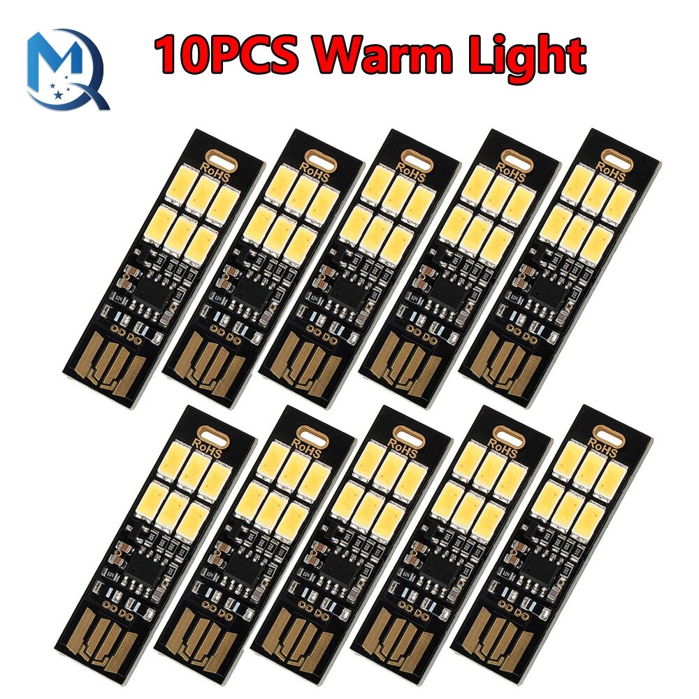 10шт USB LED светильник Warm10