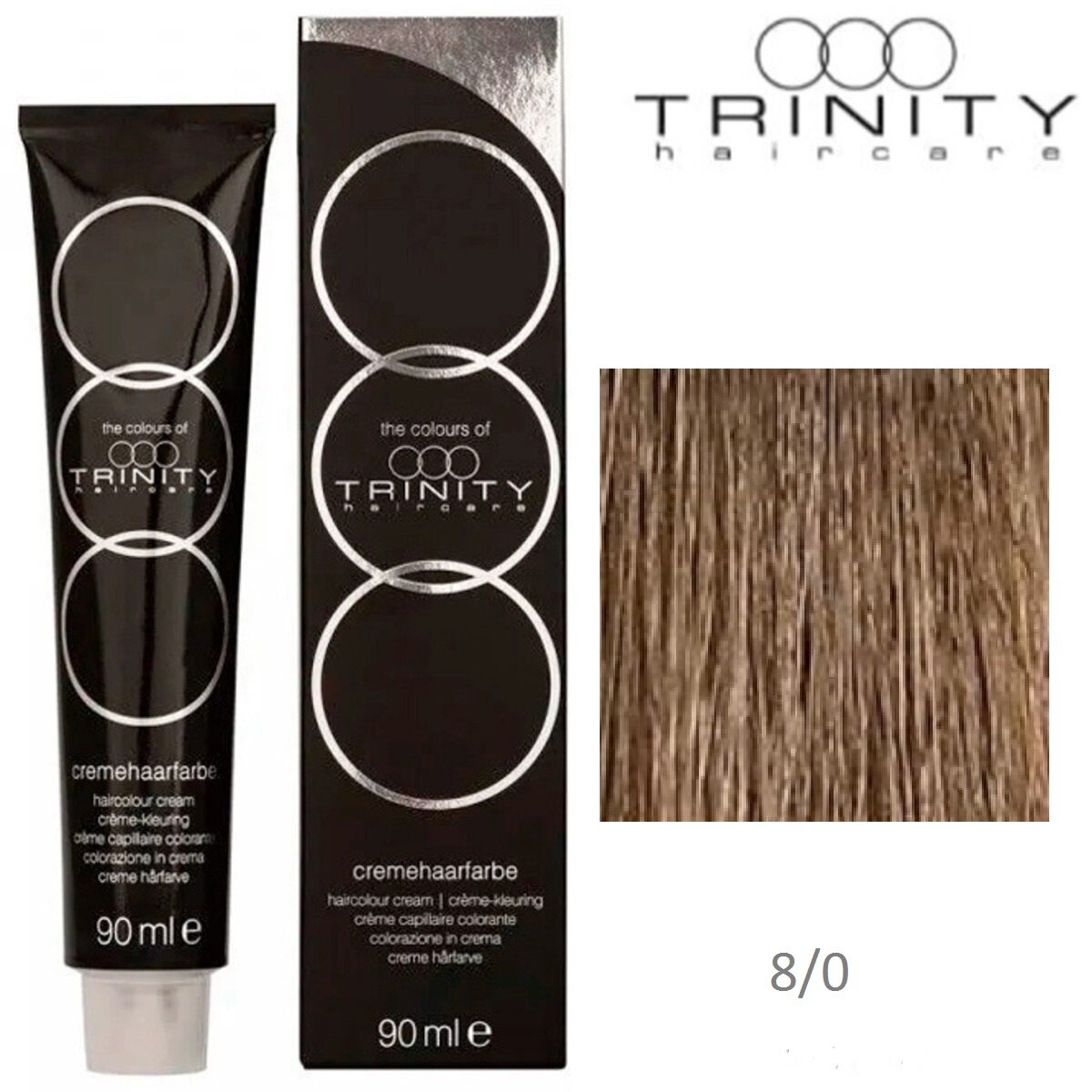 Trinity The Color of Trinity Крем краска 8/0 светлый блондин 90 мл