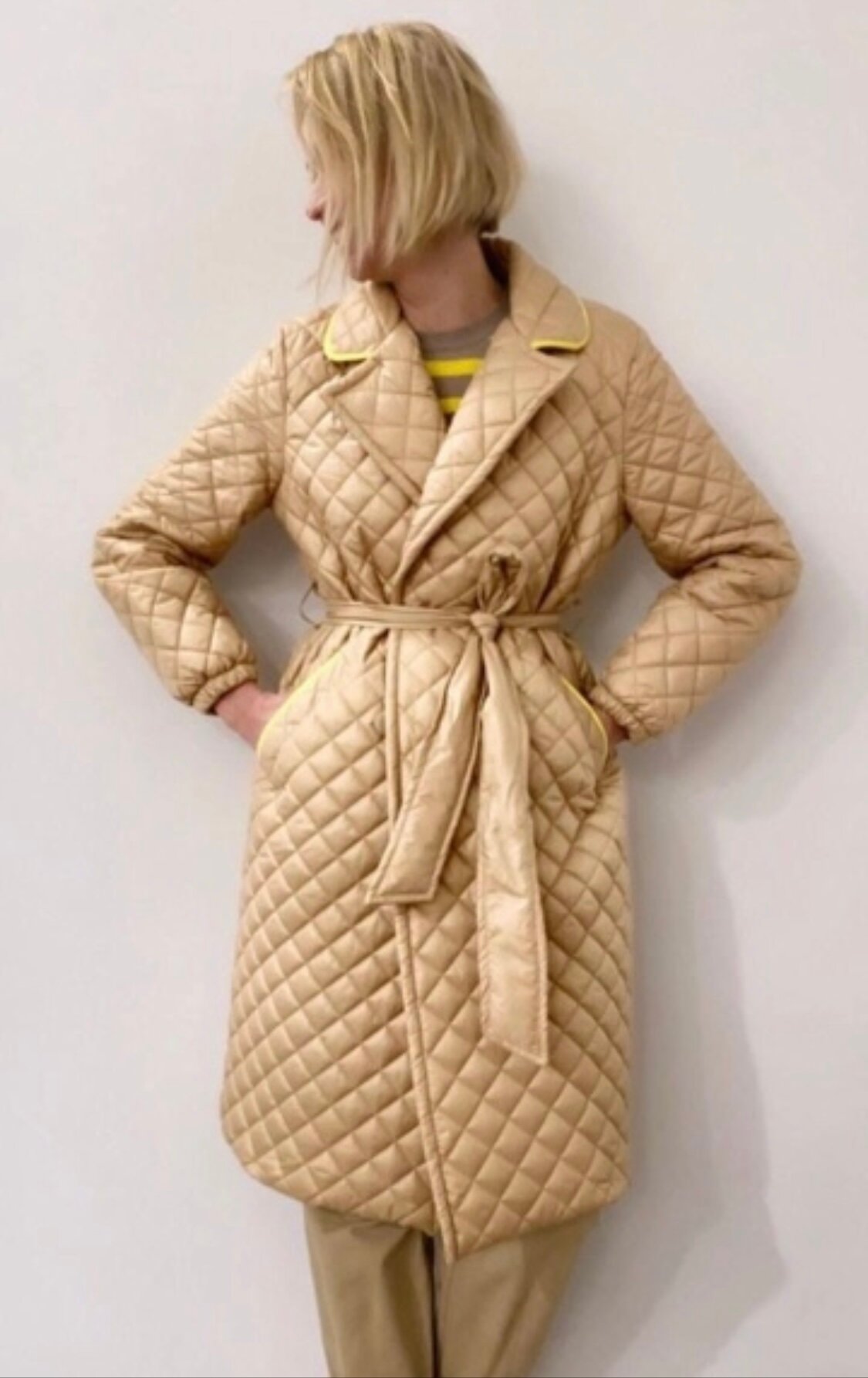 Плащ Серия стеганых плащей