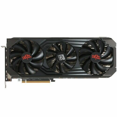 Видеокарта PowerColor AMD Radeon RX 6700 XT Red Devil (AXRX 6700XT 12GBD6-3DHE/OC) - PCI-E 4.0, 12 ГБ, GDDR6, 192 бит, DisplayPort x3, HDMI, GPU 2321 МГц