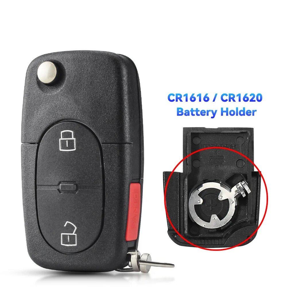KEYYOU 1 шт. корпус дистанционного ключа для VW Passat Jetta Golf Beetle 4/3 + паника 2 1 Buttons