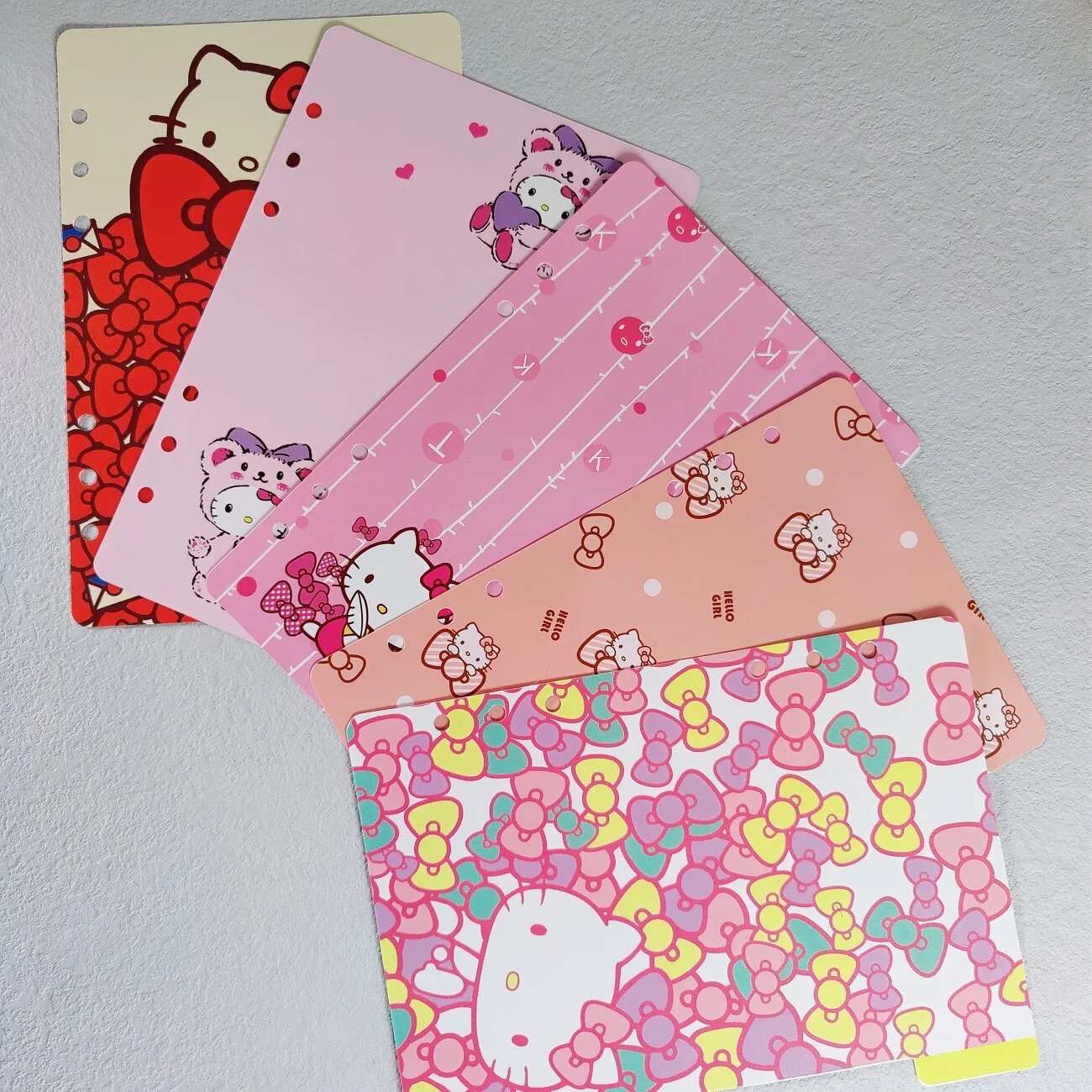 Разделитель для блокнота Hello Kitty, розовый, A5