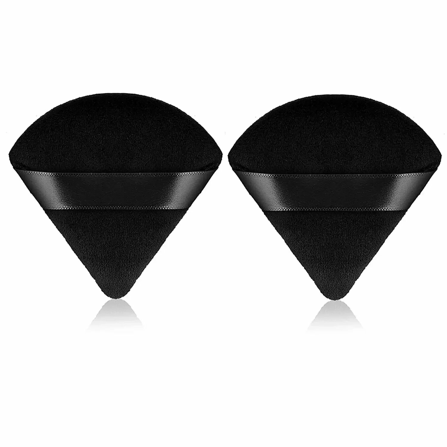 Пуховки для макияжа dawndesslo, 2 шт, Black