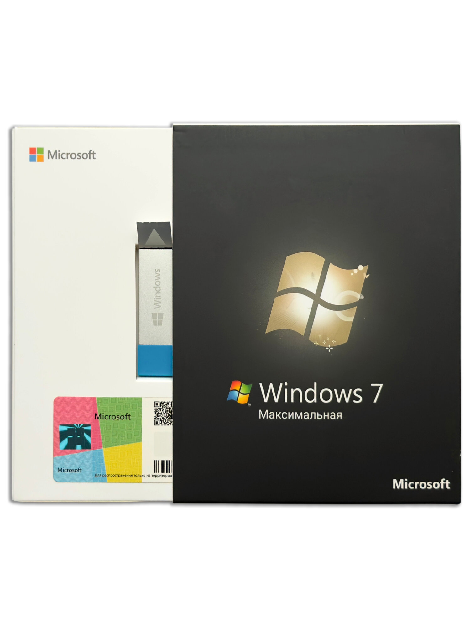 Microsoft Windows 7 Ultimate, для 1 ПК, Box Slider с USB-носителем