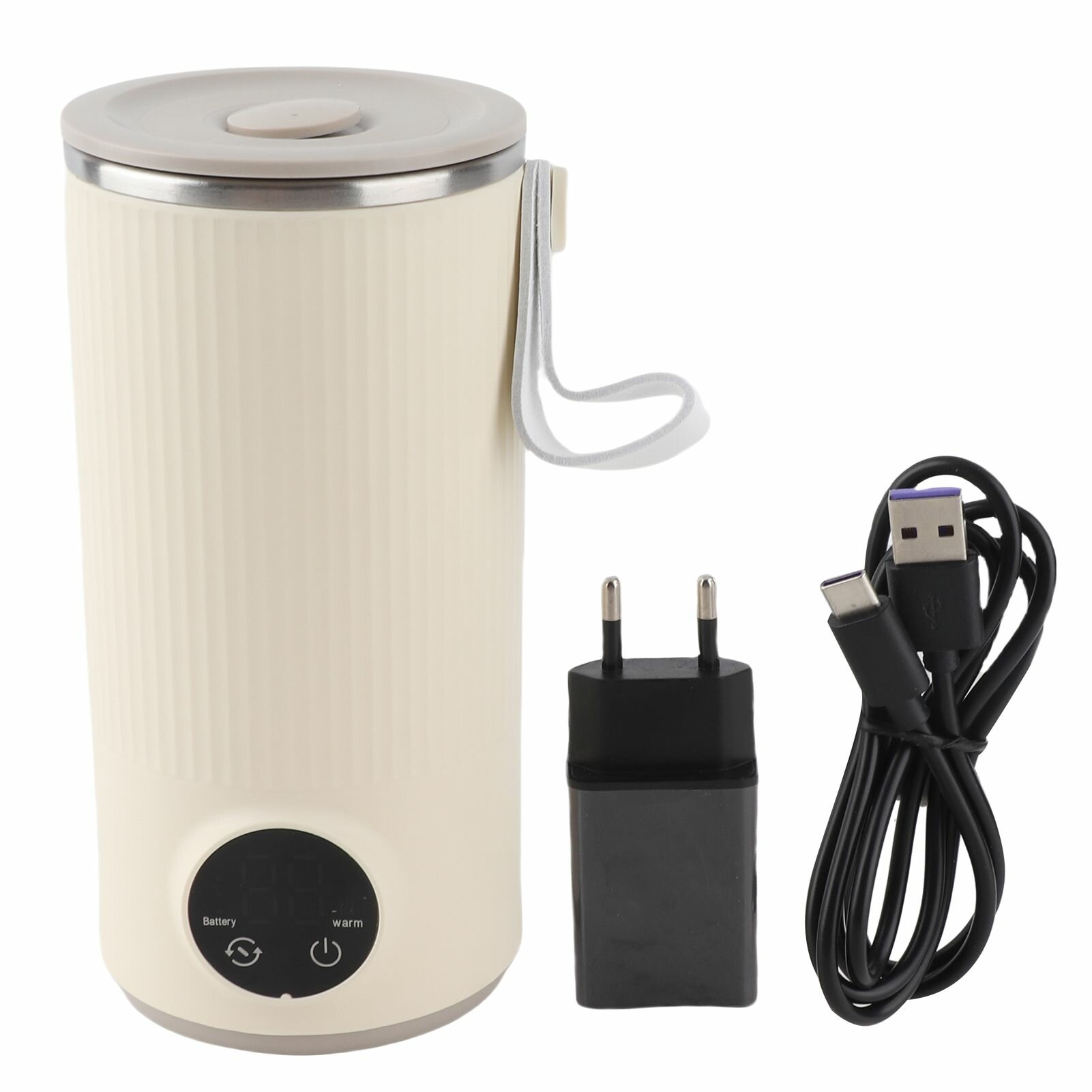 Электрический чайник Mini USB объемом 400 мл для быстрого кипячения воды со встроенной зарядной станцией для стола или офиса
