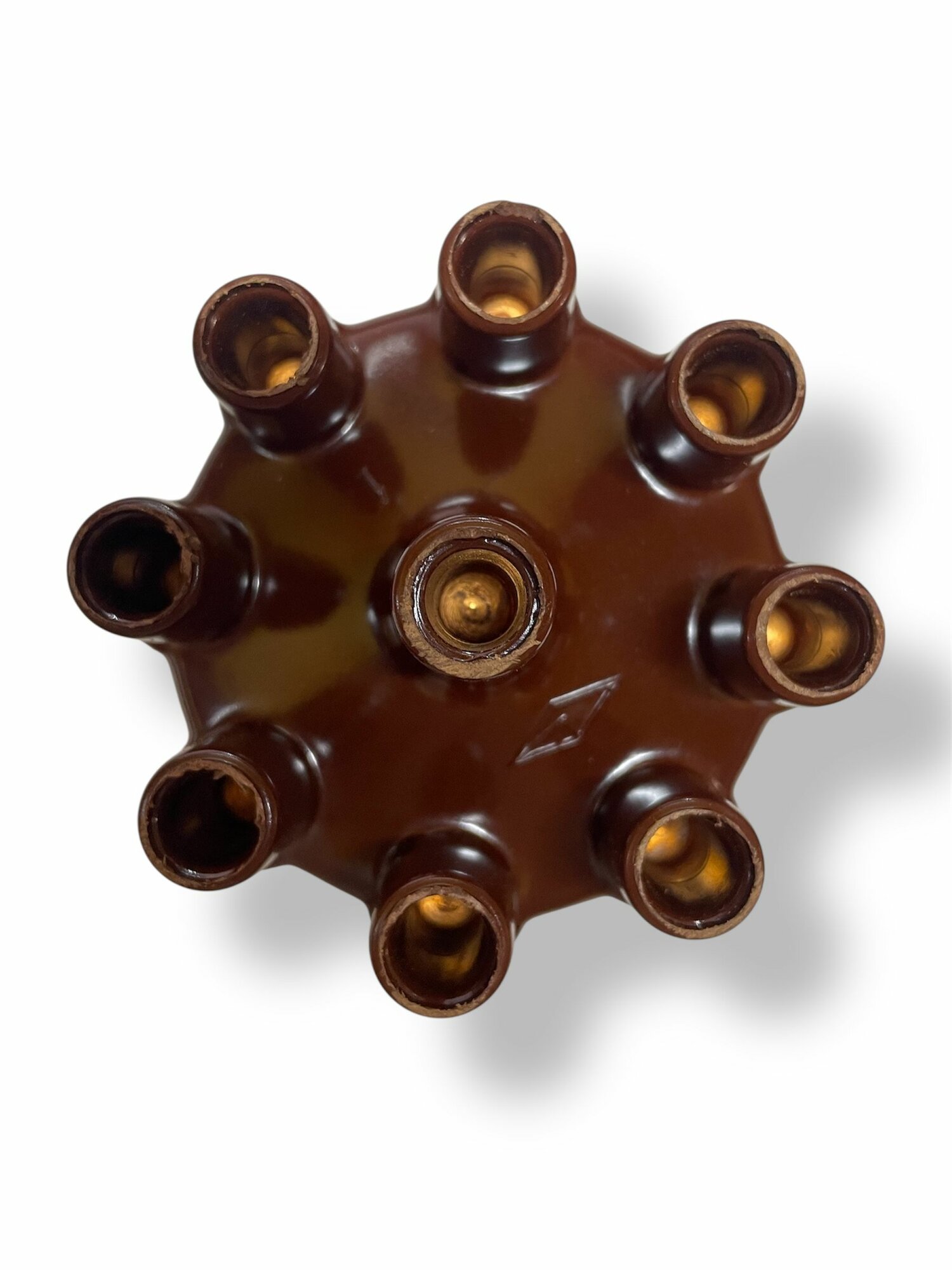 Крышка трамблера с медными контактами применим к ГАЗ-53, ПАЗ - арт. Р351ВТ