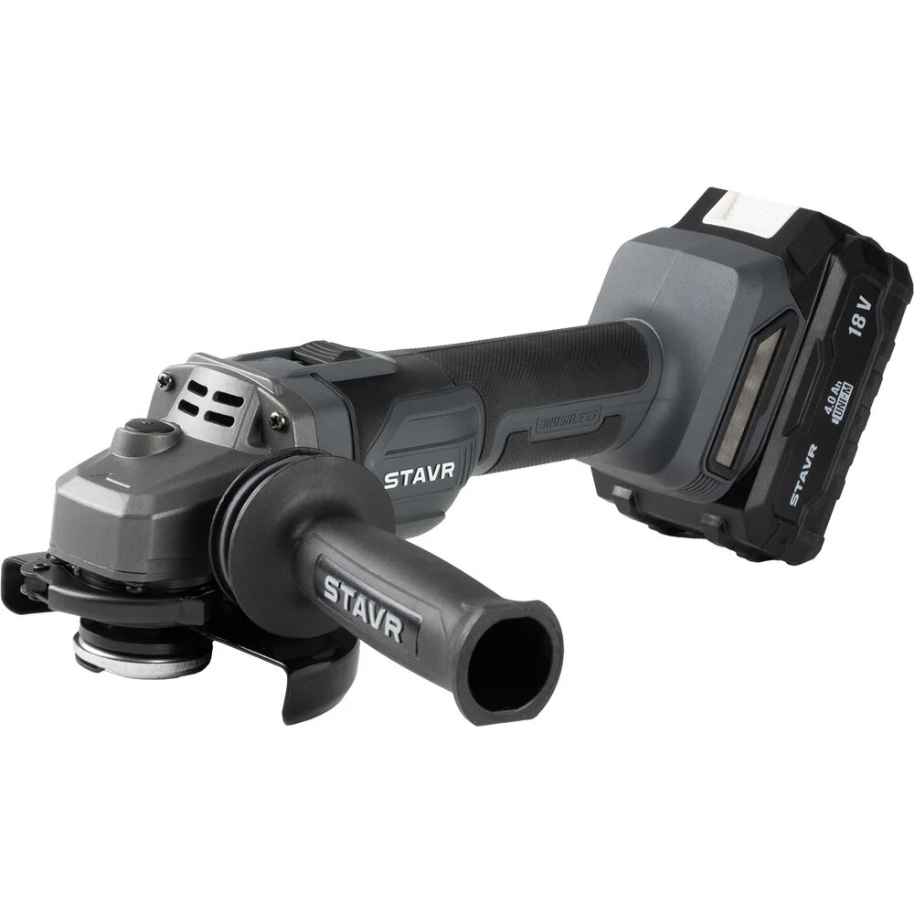 Машина углошлифовальная аккумуляторная (УШМ) Ставр 18V UNI-M, BL, 125 мм, Stavr SAG 18-125BL-1K, 8500об/мин 9020700064