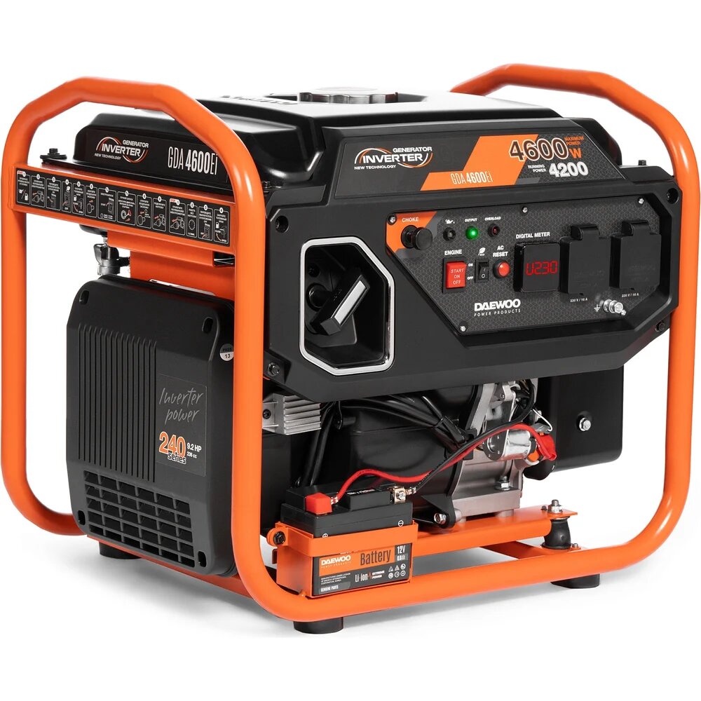 Генератор бензиновый инверторный с электрозапуском DAEWOO GDA 4600Ei