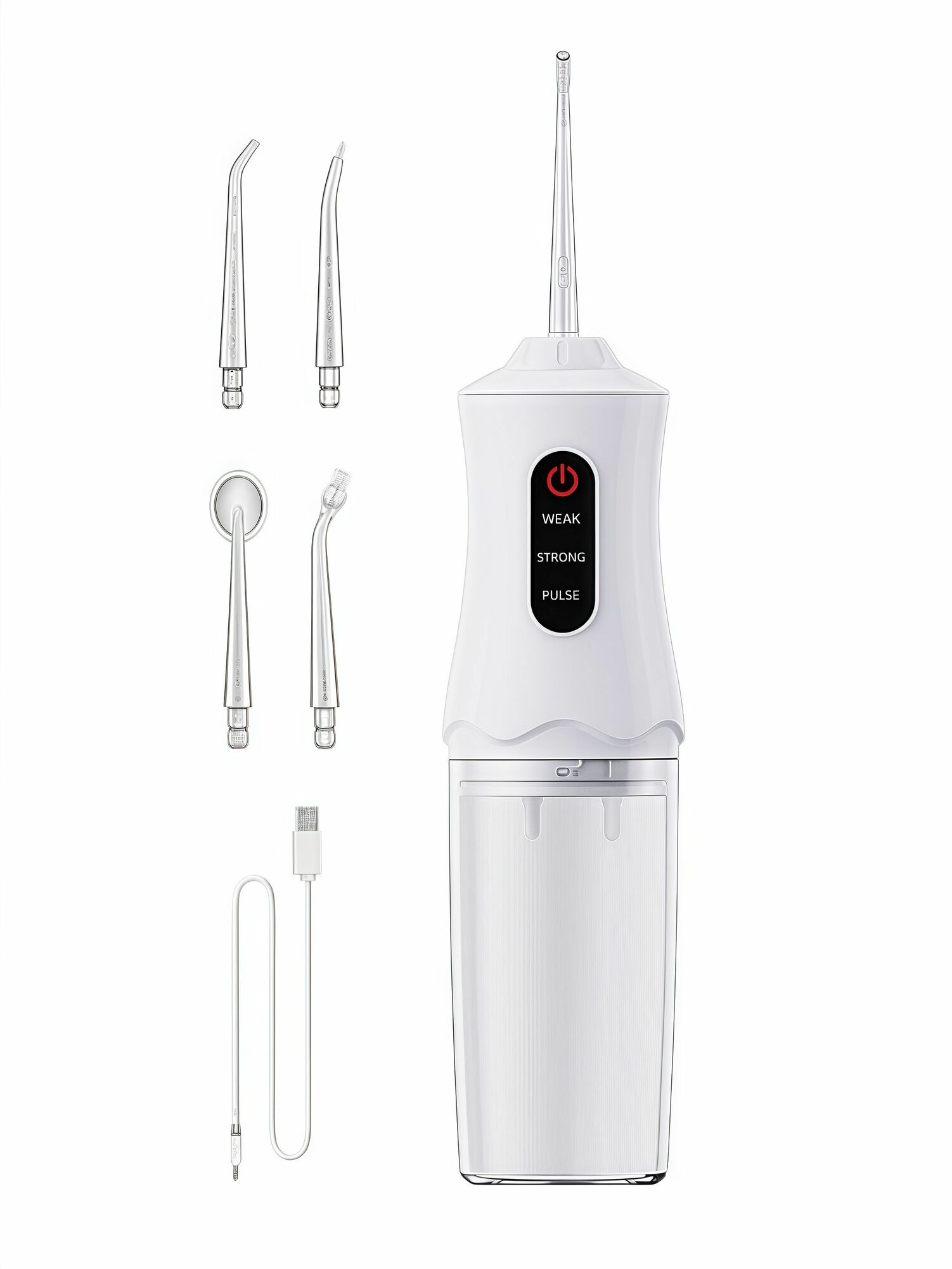 Портативный ирригатор для полости рта, беспроводной электрический аппарат для чистки зубов десен брекетов виниров протезов языка, дорожный набор