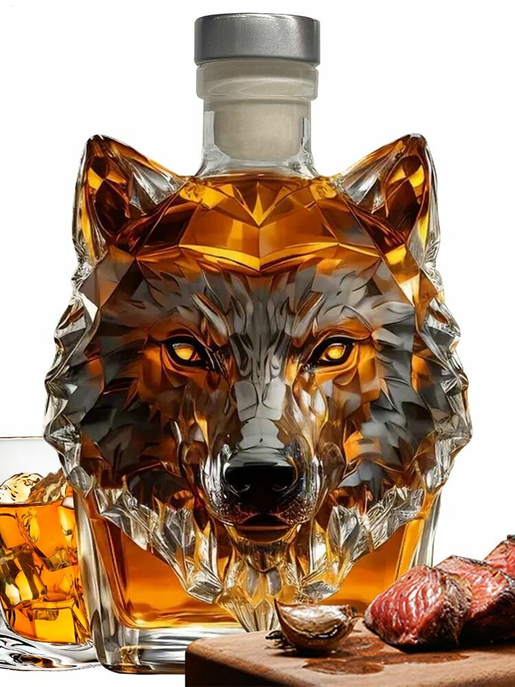 Детальный графин спиртных напитков, графин для алкоголя , Декантер