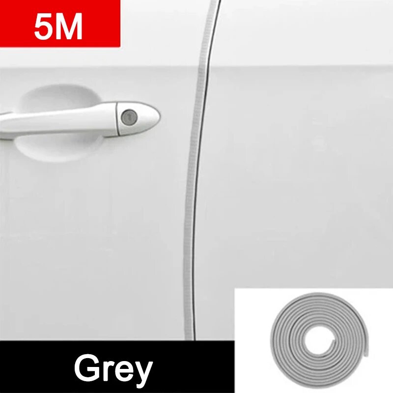 5 М U-образные Защитные Края Двери Автомобиля, Резиновые Декоративные Молдинги Против Царапин 4