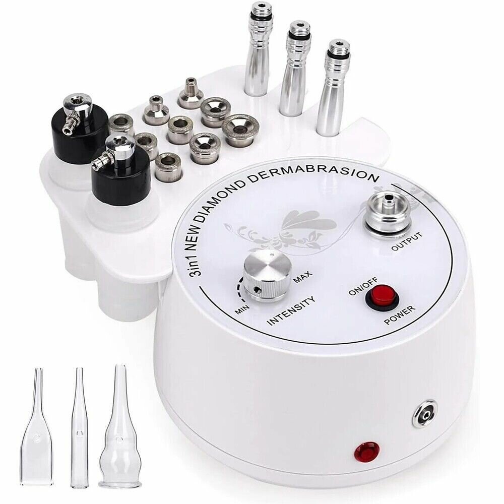 Аппарат для лица 3 в 1, алмазная микродермабразия, вакуумное всасывание, распыление воды