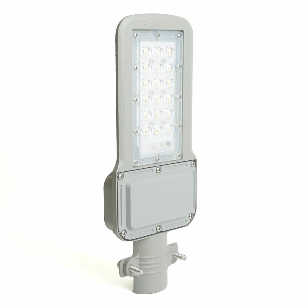 Светодиодный уличный консольный светильник Feron SP3040 30W 5000K 230V серый 41547
