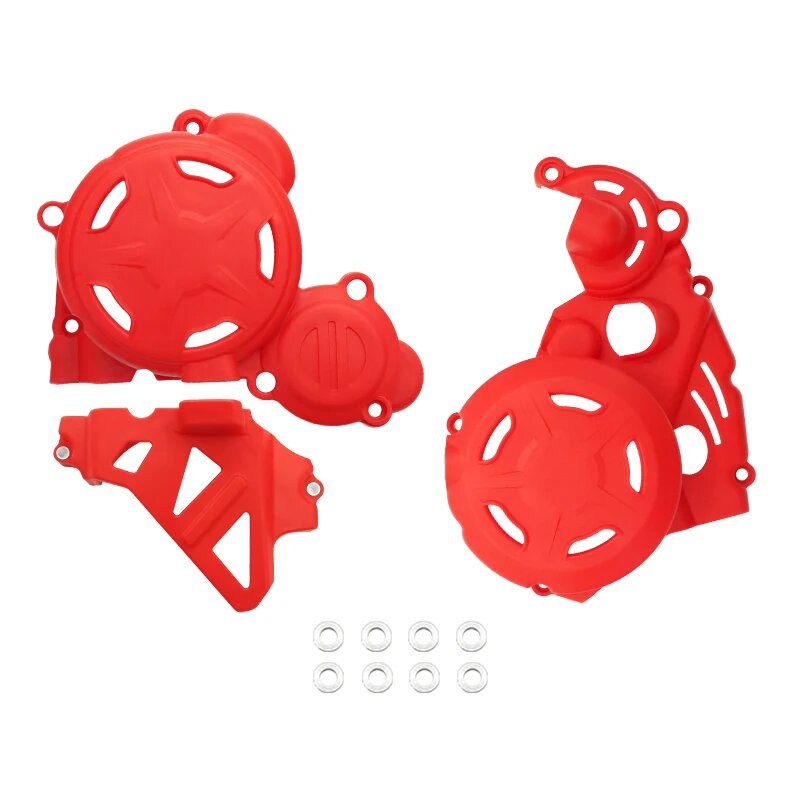 YBS300 Защитная крышка двигателя Крышка сцепления Защитная крышка магнита Крышка звездочки Красный, red