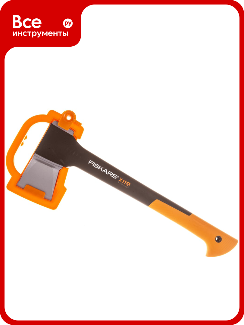 Топор-колун Fiskars X11-S 122443, Топор-колун fiskars x11-s 1015640 оснащен отшлифованным лезвием с двойной закалкой