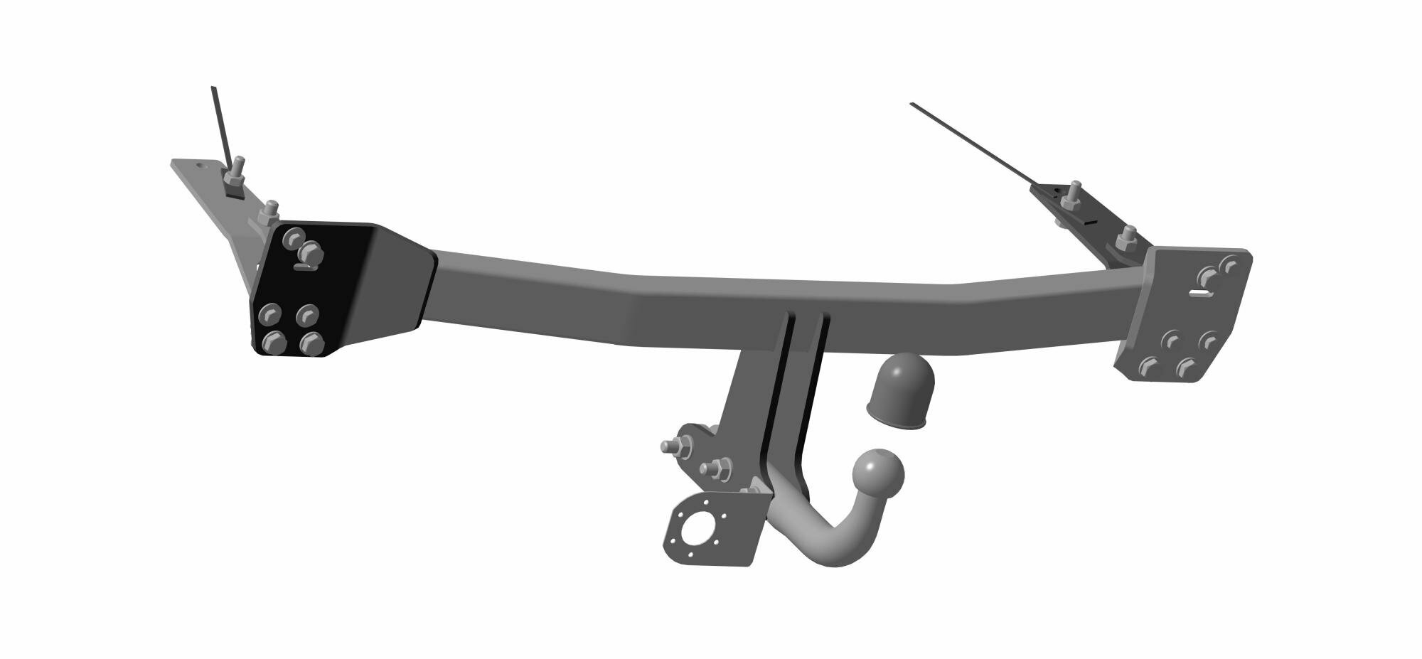 Фаркоп ORIS 5535-A на Honda CR-V (RW) 2017-2022, (RS) 2022-.