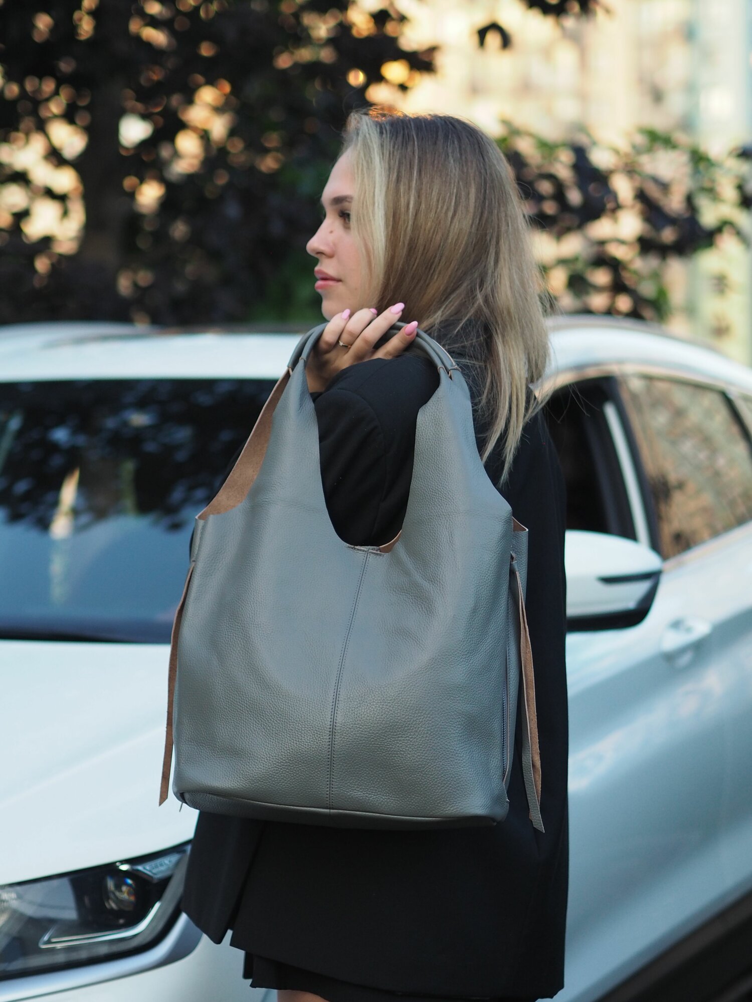 Сумка хобо  МариОль, сумка-мешок в стиле бохо