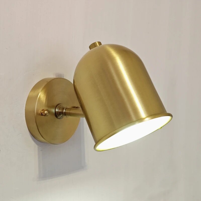 Настенный светильник Calla&Allan медный, 220V bulb