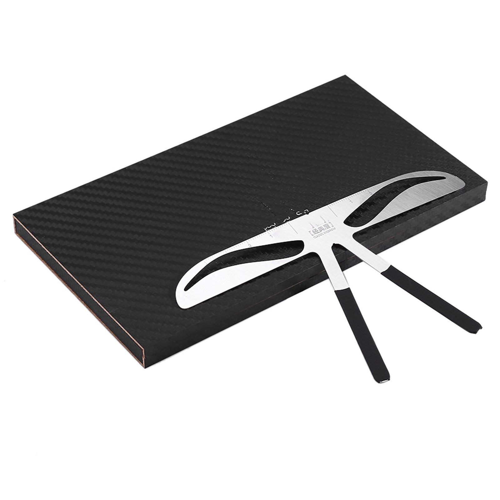 Бровь с линейкой бровей измерения измерения баланса удлинительная линейка бровей в форме трафарета Strancil Ruler Classic